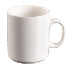 Basics Mug Can White 350ml Stackable | Southern Hospitality