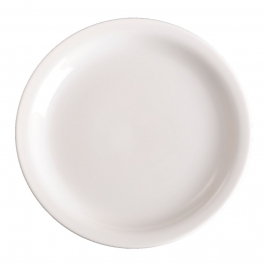 Basics Narrow Rim Plate White 252mm | Southern Hospitality