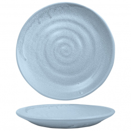 Temuka Potter's Mark Plate Blue Mist | Southern Hospitality
