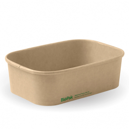 Biopak Bioboard Rectangle container Kraft | Southern Hospitality