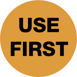 Removable Use First Labels - Roll of 500 | Southern Hospitality