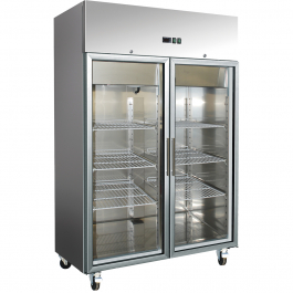Pro.Equip 2 Glass Door Freezer | Southern Hospitality