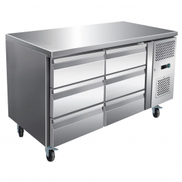 Pro.Equip Undercounter Stainless 6 Drawer Chiller 1360mm | Southern ...