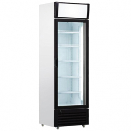 Pro.Equip Upright 1 Glass Door Beverage Chiller 660L | Southern Hospitality