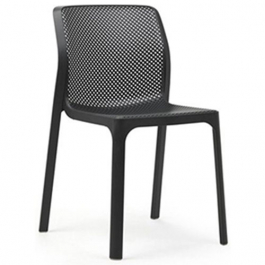 Bit Chair Stacking Charcoal | Southern Hospitality