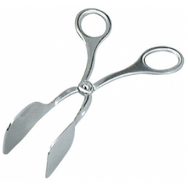 Chef Inox Cake Tongs Scissor Type Stainless Steel | Southern Hospitality