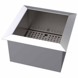 Simply Stainless Drop in Ice Well 400 x 400 x 225mm | Southern Hospitality