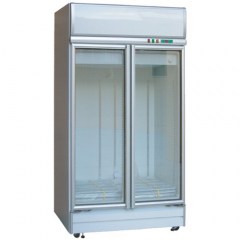 Delta Upright Stainless 2 Door Freezer | Southern Hospitality