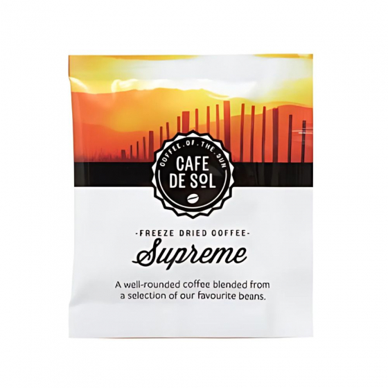 Cafe De Sol Supreme Coffee Sachet - 500 per carton | Southern Hospitality