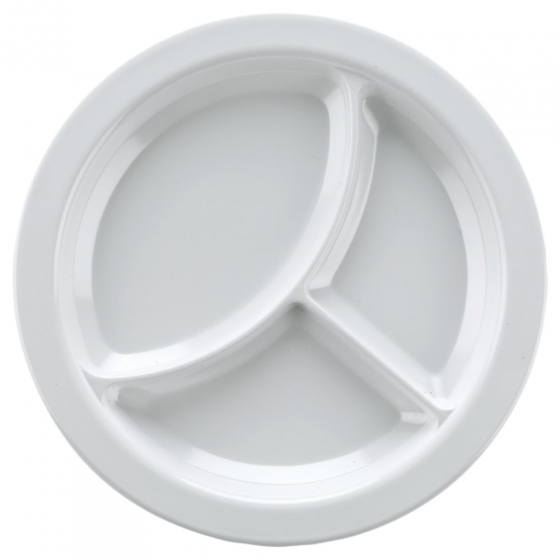 Aladdin 3 Cavity Entree Plate 230mm White Carton of 12 | Southern ...