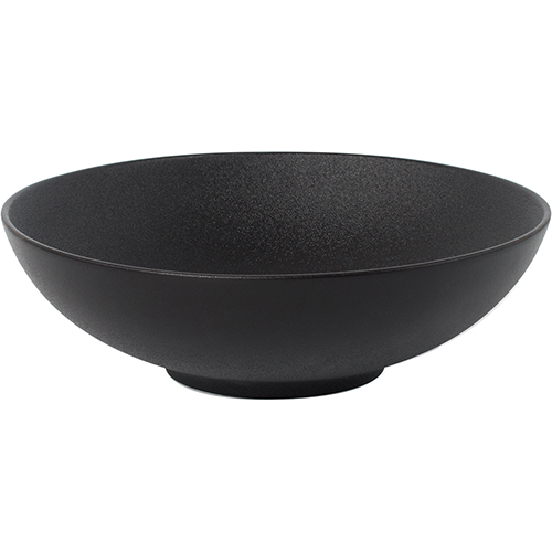 Baralee Sand Shallow Bowl Jet Black | Southern Hospitality