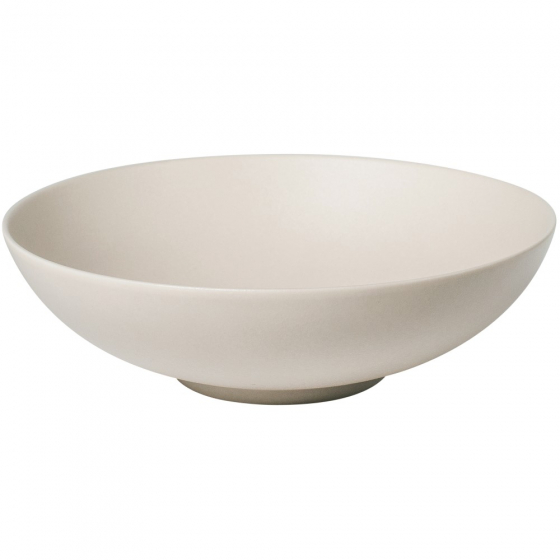Baralee Sand Shallow Bowl Cream Quartz | Southern Hospitality