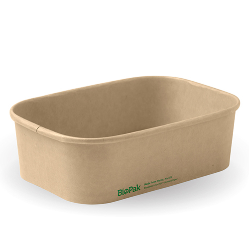 Biopak Bioboard Rectangle container Kraft | Southern Hospitality