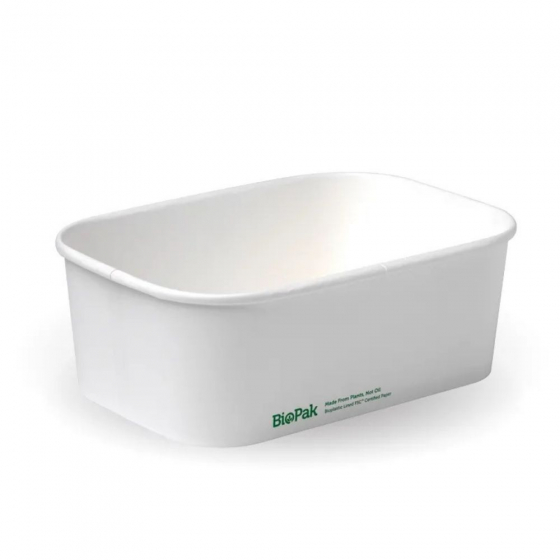 Biopak White BioBoard Takeaway Base | Southern Hospitality