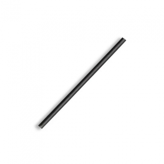 Biopak 4.5mm Cocktail Black BioStraw,P/Pack-250 | Southern Hospitality