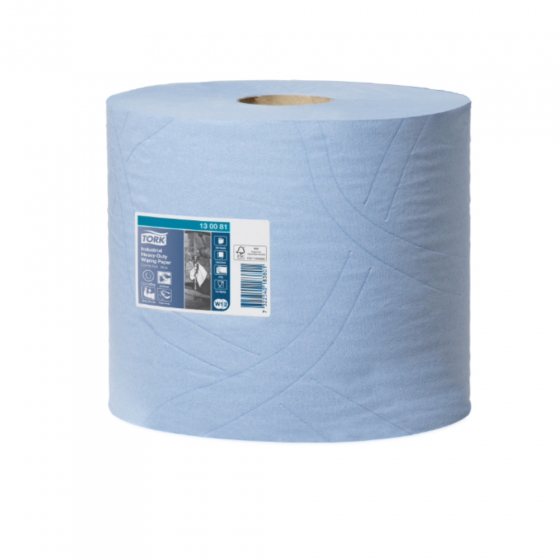 Tork Heavy Duty Industrial Wiping Paper Blue Combi Roll 3ply | Southern ...