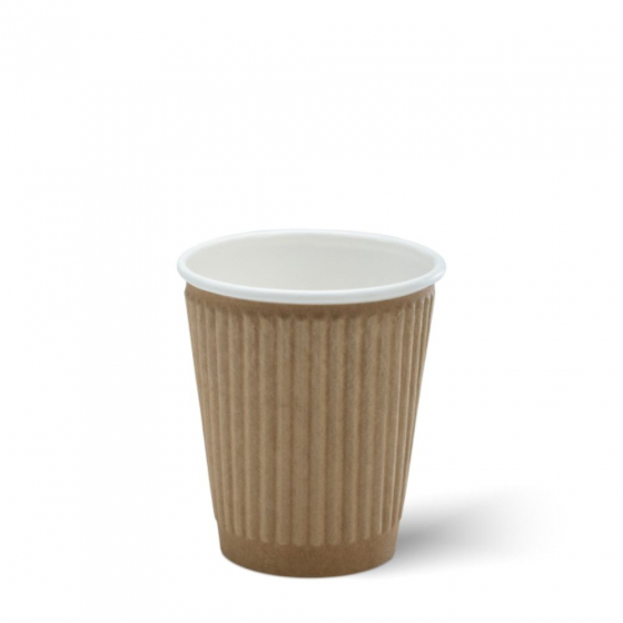 Detpak Ripple Refined™ Hot Cup - Brown | Southern Hospitality