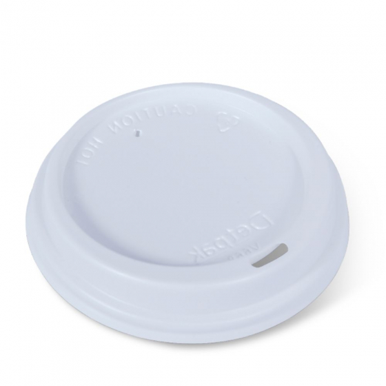 Detpak 12 / 16 / 20oz (89mm) Smooth Hot Cup Lid - 100/Sleeve | Southern ...