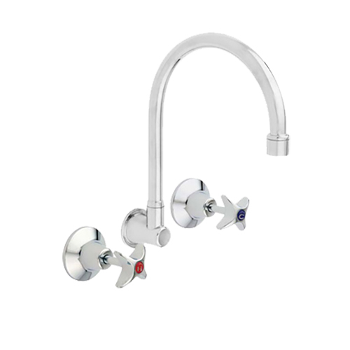 Britex NZ-TW-SET-05 Wall Mounted Sink Set & Gooseneck Swivel | Southern ...