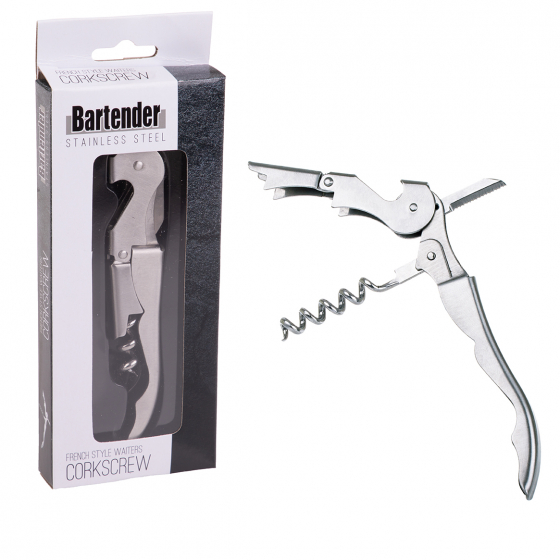 Wine Corkscrew Stainless Steel | Southern Hospitality