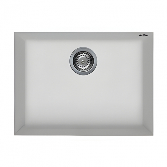 Elleci Quadra Undermount 110 Single Bowl White | Southern Hospitality
