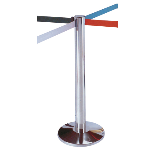 4 Way Queue Divider with Black Tape | Southern Hospitality