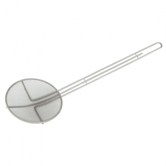 Skimmer Round 160mm Fine Mesh Chrome | Southern Hospitality