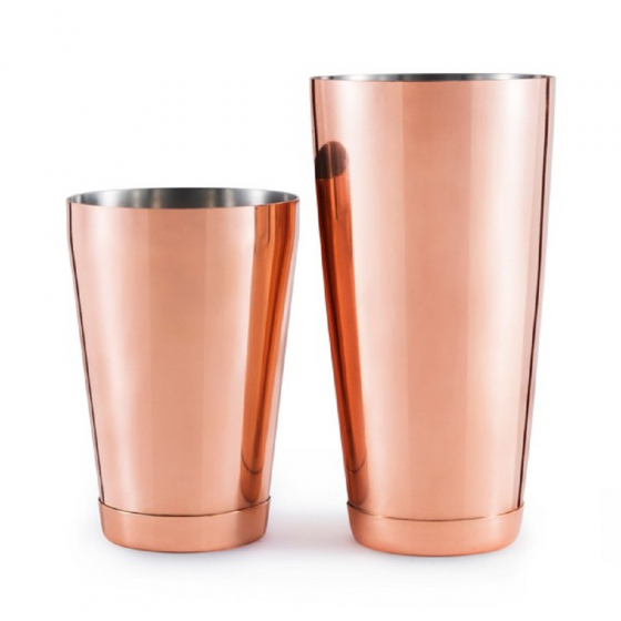 Barmaster Boston & Toby Tin Shaker Set Copper | Southern Hospitality
