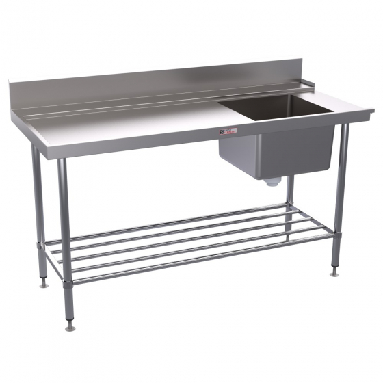 Simply Stainless LH Dishwasher Inlet Bench Splashback 1650mm | Southern ...