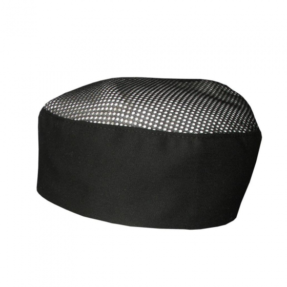 Chefs Mesh Top Hat Velcro Black | Southern Hospitality