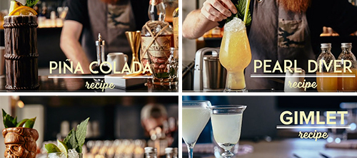 Using a spindle mixer to make cocktails